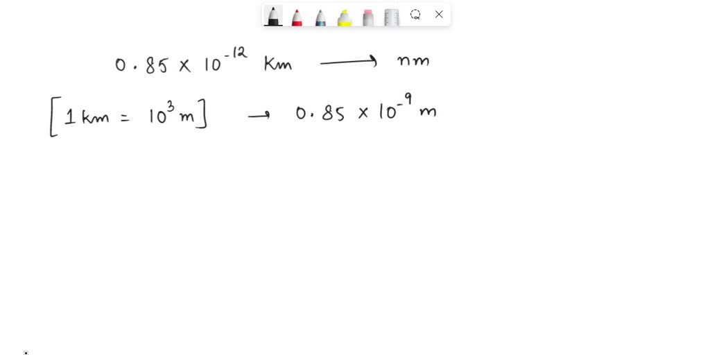 SOLVED: Convert 93 cm to nM Express answer in engineering notation
