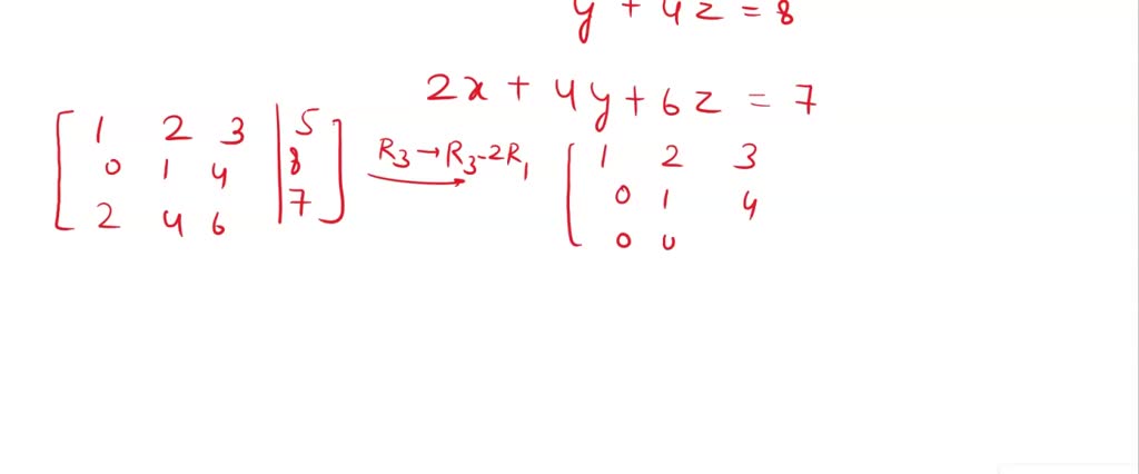 SOLVED: 1. Create your own example of a 3x3 linear system of equations with the following ...