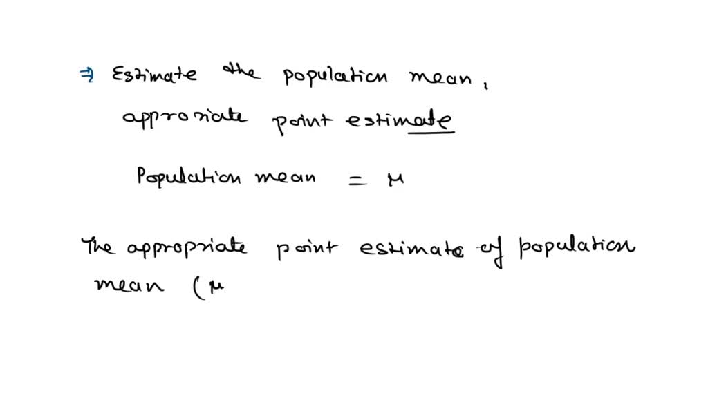 Solved A Sample Standard Deviation Is The Best Point Estimate Of The Population Standard Deviation