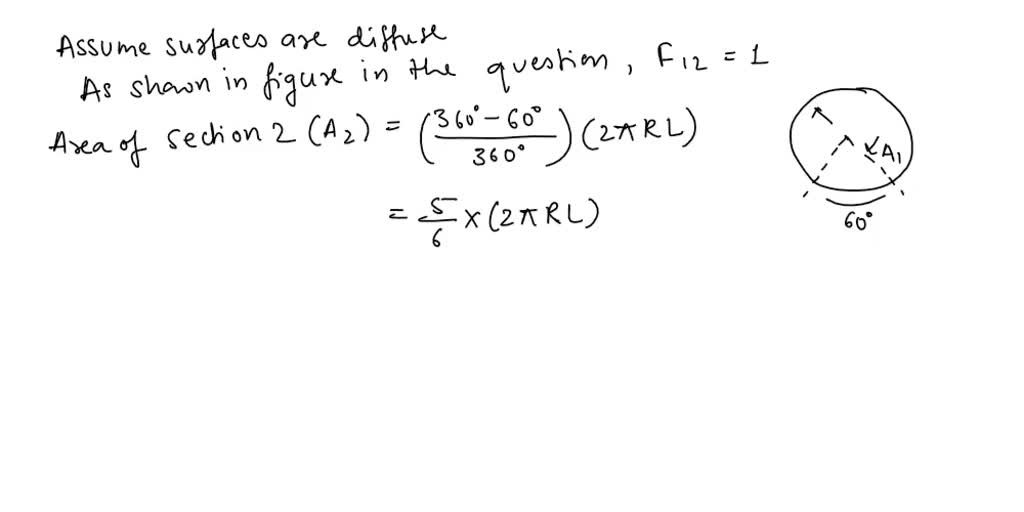 Determine F12 and F21 for the following configurations using the ...