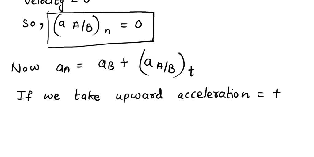 SOLVED: For a 5 -m steel beam A E, the acceleration of point A is 2 m / s^2 downward and the ...