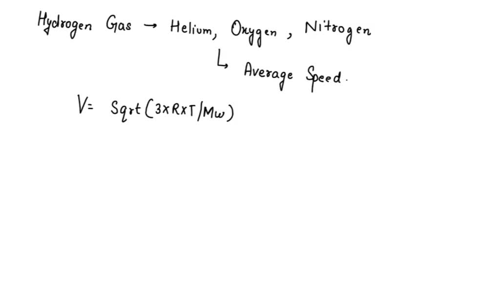 SOLVED: In a mixture of hydrogen gas, oxygen gas, and nitrogen gas, the molecules with the ...