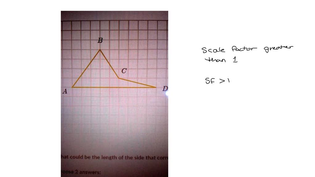 SOLVED: Scarlet made a scaled copy of the following quadrilateral. She ...