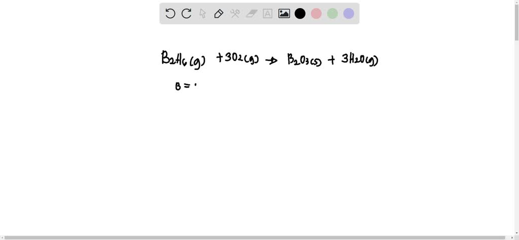 SOLVED: The formula B+ O2 B2O3 is balanced as