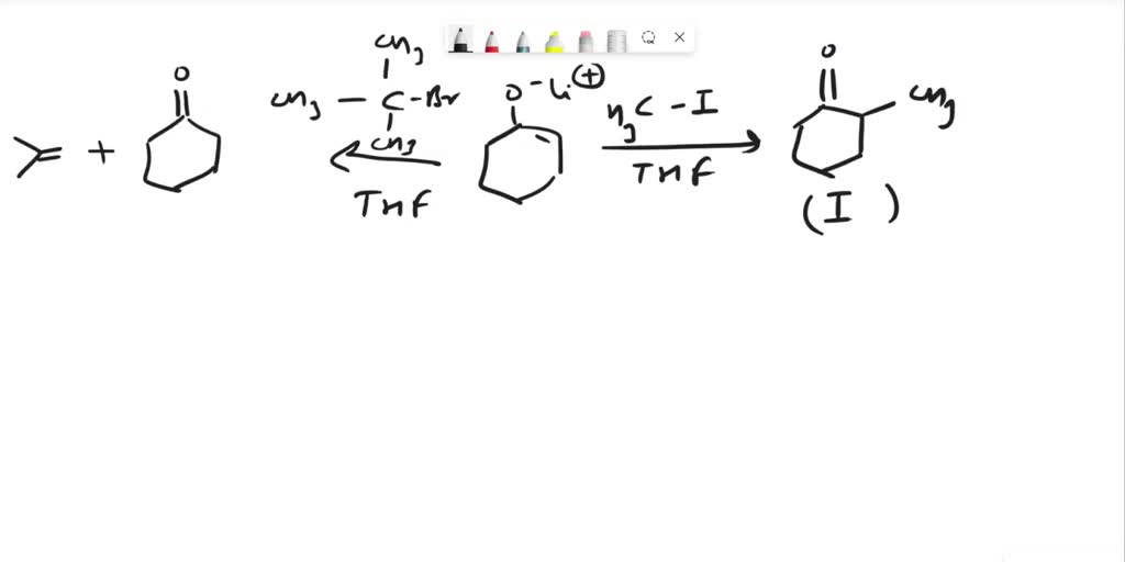 SOLVED: 53 The lithium enolate base from cyclohexanone reacts with ...