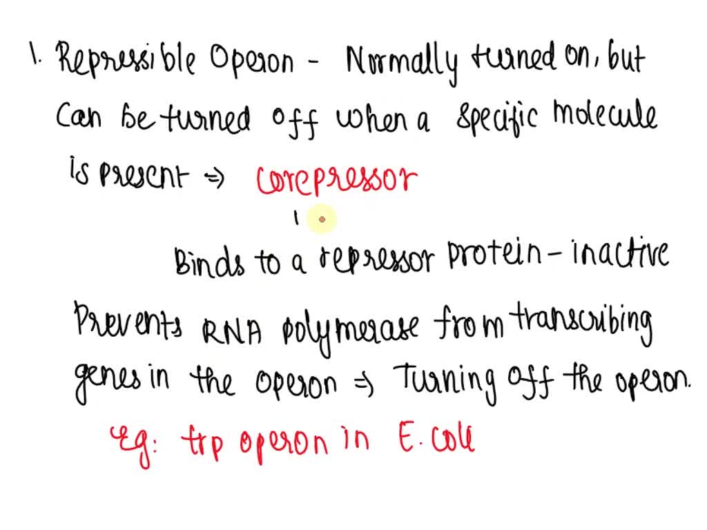SOLVED: Please label the image to review the control of a repressible ...