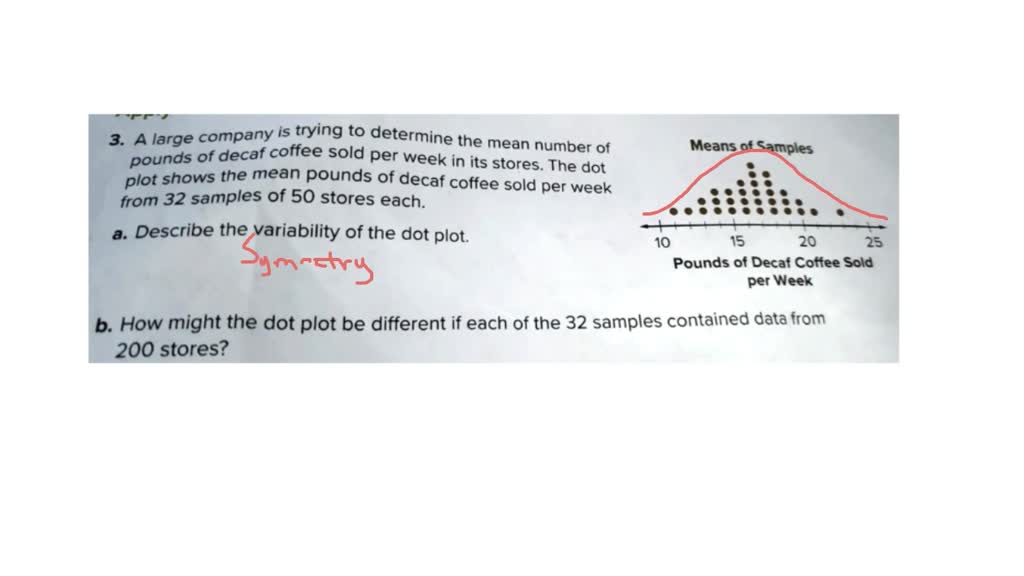 SOLVED: 3. A large company is trying to determine the mean of decaf ...