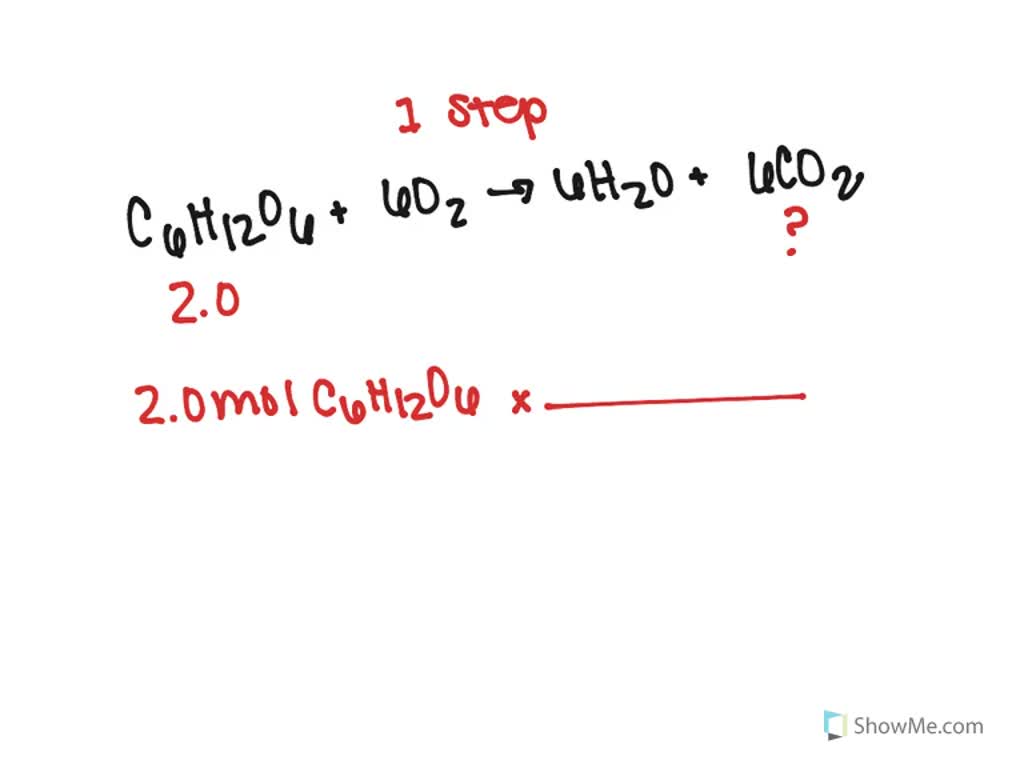 SOLVED: The equation representing the complete combustion of glucose ...