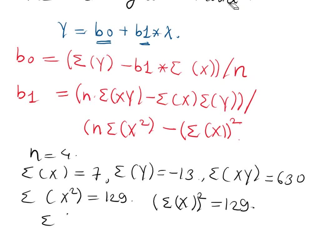 SOLVED: Refer to the given data set. Fit a regression model using X as the predictor variable ...