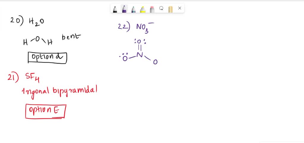 Solved Select The Correct Molecular Structure For The Given Species From The Choices Below Pcl