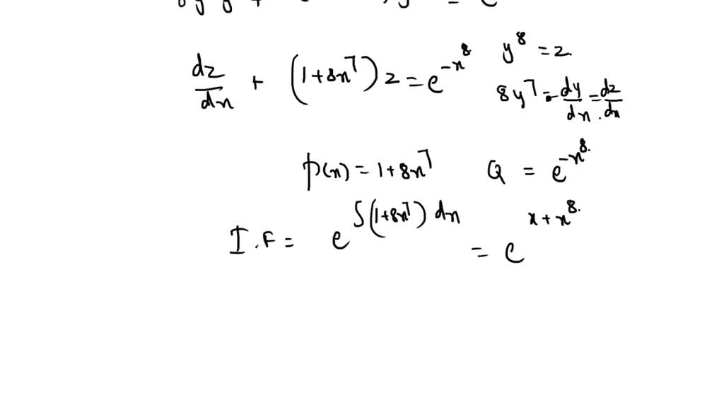 SOLVED: Solve the initial-value problem e*+8 8y"' + (1 + r 7)y "(0) 1 ...