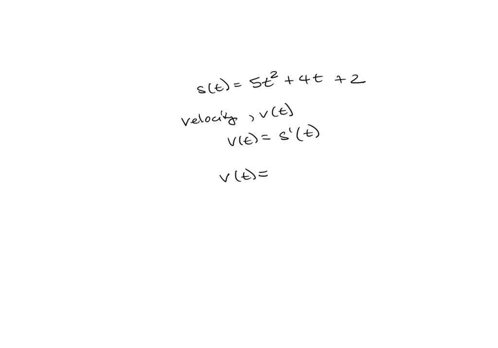 Solved Suppose The Position Of An Object Moving In A Straight Line Is
