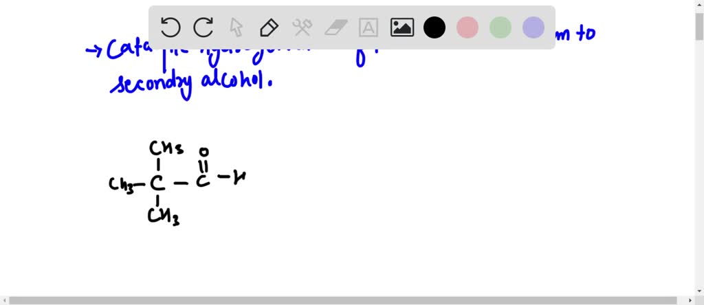 SOLVED: draw the condensed formula or skeletal formula of the product ...