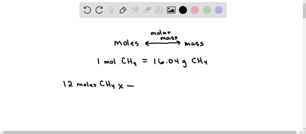 SOLVED: What is the mass, in grams, of one molecule of methane (CH4)? What is the mass, in grams ...