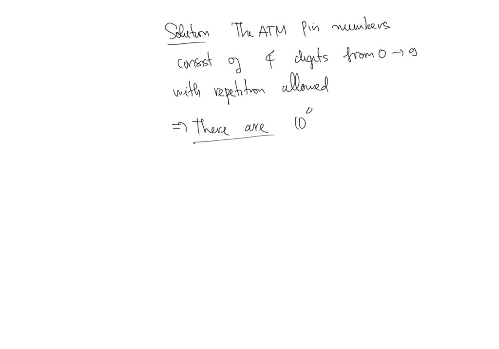SOLVED: In Exercises 5–36, express all probabilities as fractions. ATM ...