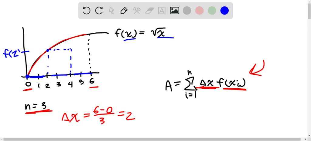 SOLVED: Question 2: (30 points) Use the Definition (n subintervals) to ...