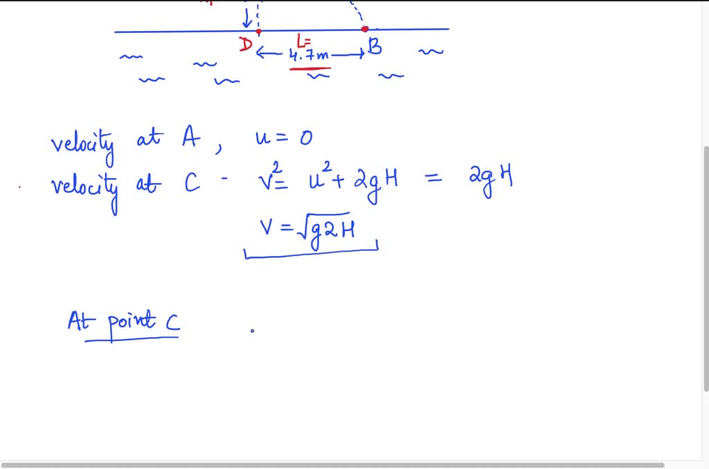 SOLVED: Children slide down a frictionless water slide that ends at a height of 1.80 m above the ...