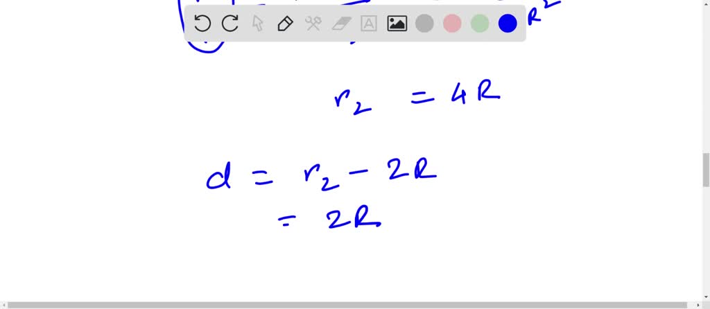 SOLVED: Two identical uniform spheres each of radius R are placed in contact: Tne gravitational ...