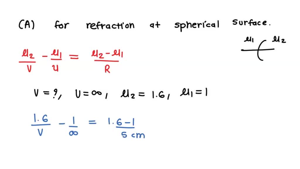 SOLVED: The left end of a long glass rod, 10.0 cm in diameter, has a ...