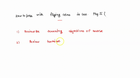 How to pass with flying colors in gen phy ii