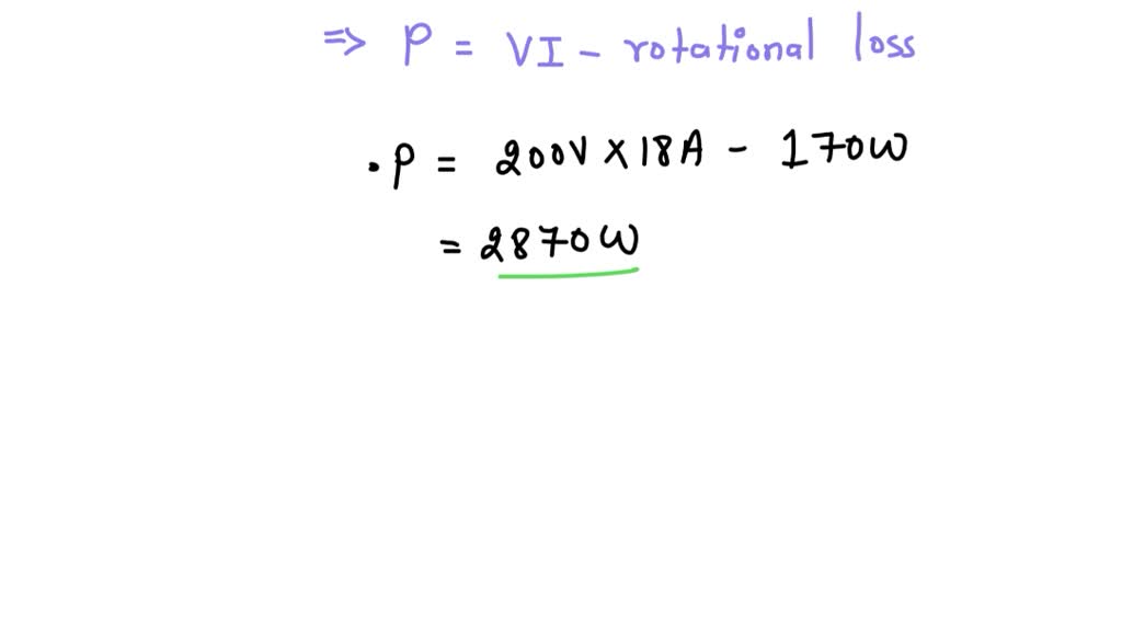 SOLVED: A series dc motor has,the winding resistances are Ra=0.55 ohm ...
