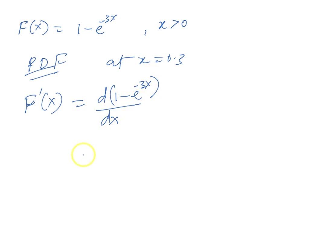 Solved The Cumulative Distribution Function For Random Variable X Is Fx6r 1 0 What