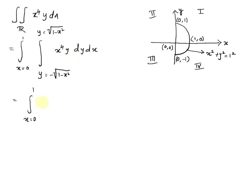 SOLVED: Evaluate the following integral, where R is the region in ...