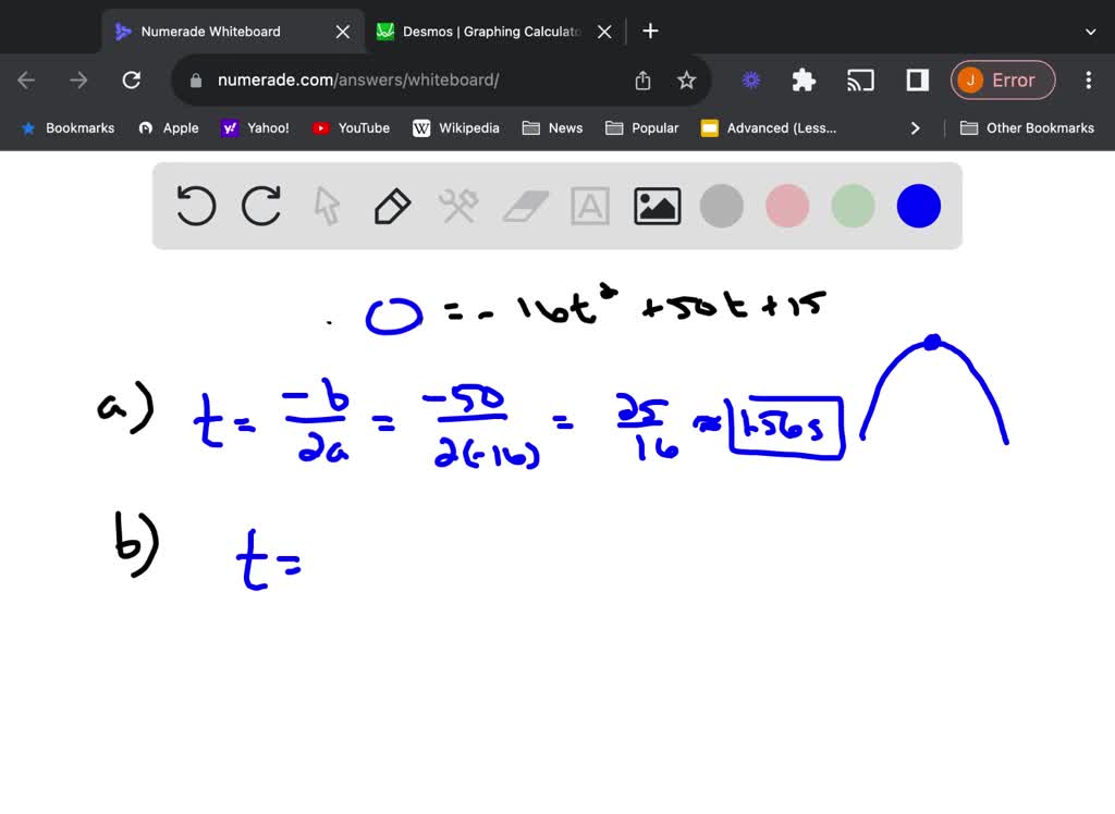 SOLVED: 10. Suppose the function h(t) = 16r? + S0t + Sgives the height ...