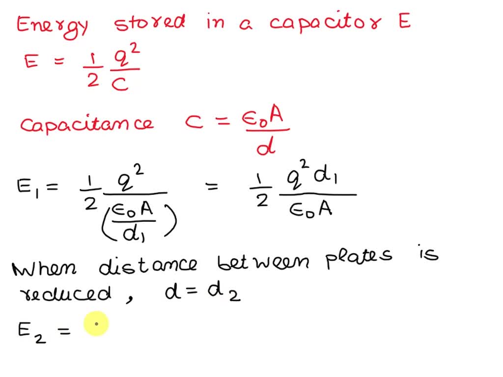 SOLVED: A parallel-plate vacuum capacitor has 8.38 j of energy stored ... SOLVED: A parallel-plate vacuum capacitor has 8.38 j of energy stored ...