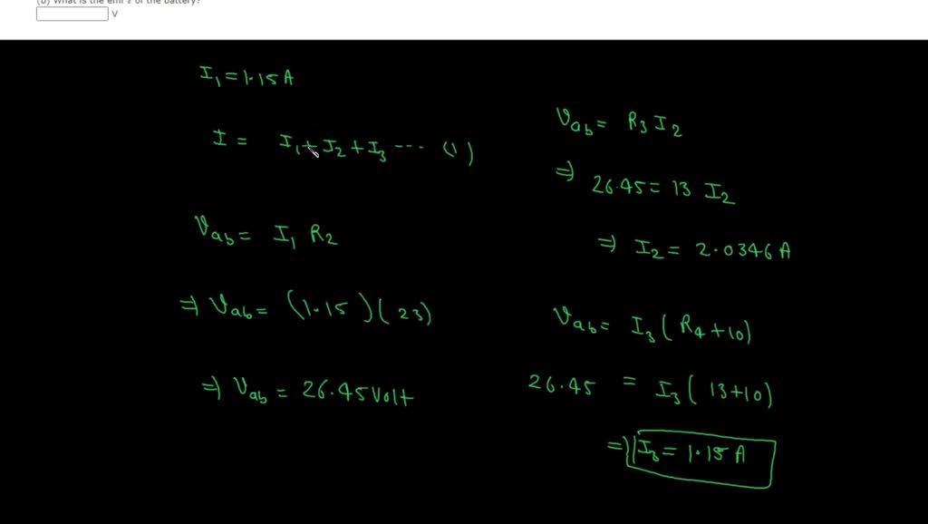 SOLVED: in the circuit below lamps p and q are identical the reading o ...