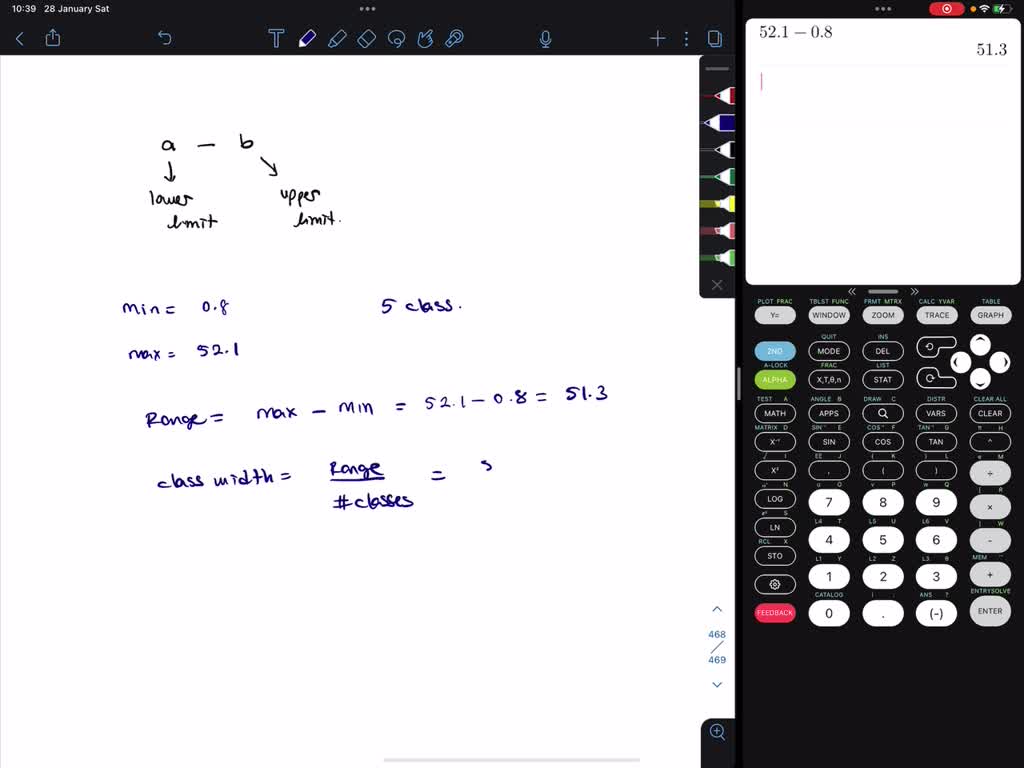 SOLVED Find The Class Limits The First Lower Class Limit Is 0 8