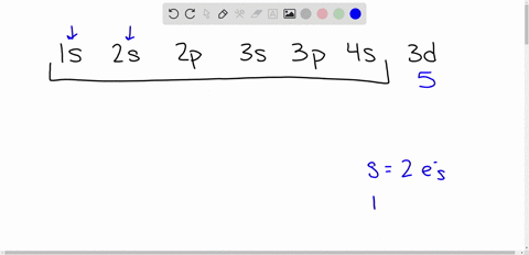 fill the three 3d subshells with the specified number of electrons 5 electrons 3d 92q22 29477