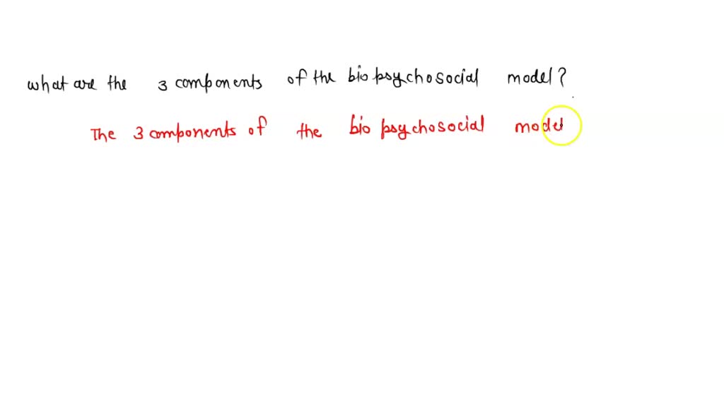 SOLVED: How do the biopsychosocial perspective and the diathesis-stress ...