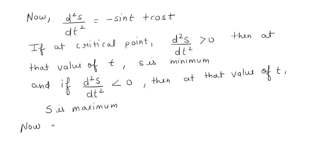 SOLVED: 9.The position of a particle as it moves horizontally is described by the model s = sin ...