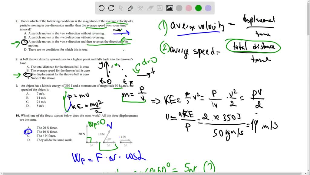 SOLVED: Under which of the following conditions is the magnitude of the ...