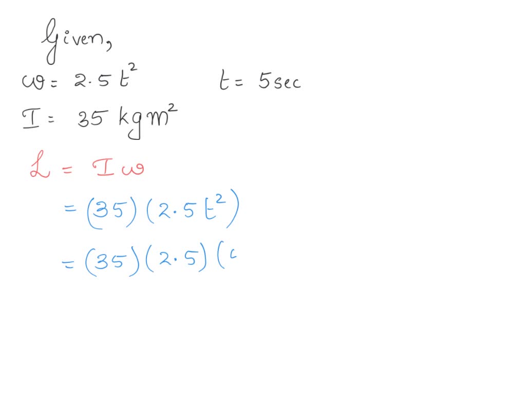 SOLVED: A ceiling fan has angular velocity as a function of time given ...