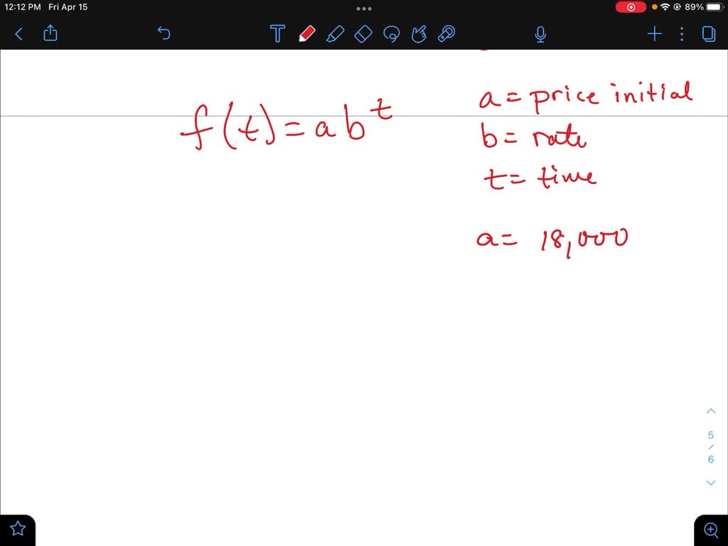 SOLVED: The selling price of a car is 18,000. Each year, it loses 15% ...