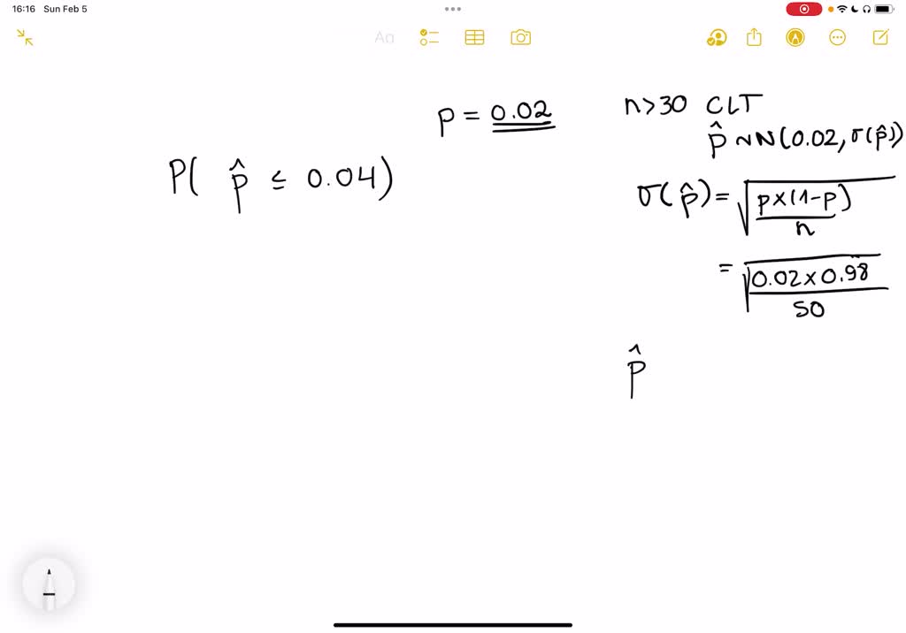 A random sample of 50 units is drawn from a production process every ...