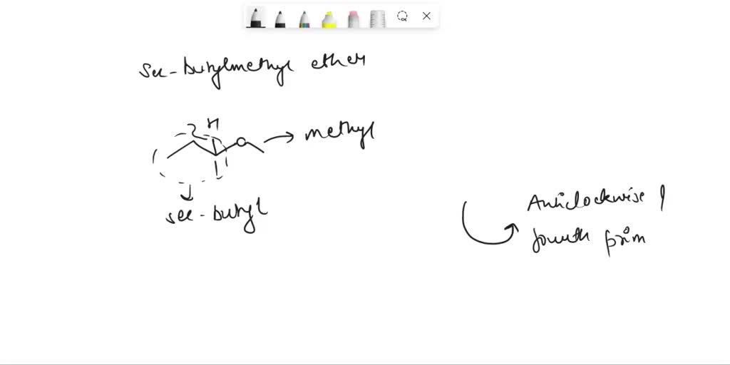 SOLVED: Draw a structural diagram for the R configuration of sec-butyl ...