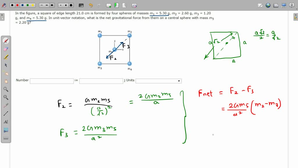 SOLVED: In the figure a square of edge length 21.0 cm is formed by four ...