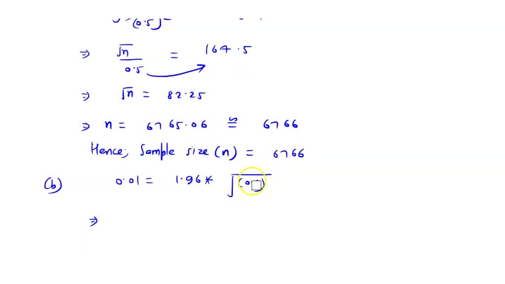 SOLVED: Use software to determine how large a sample size ð ‘› is ...