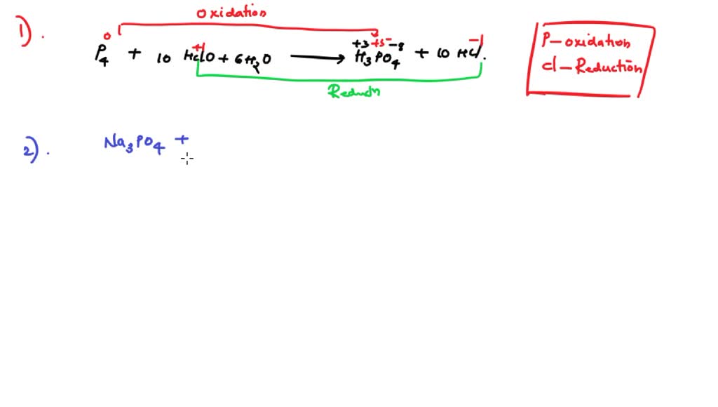 SOLVED: For the following oxidation-reduction reaction, indicate which ...