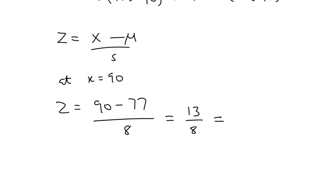 SOLVED: The scores on a certain standardized test follow a normal ...