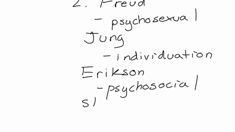 Sample Essay Questions: 1. How does Erikson's theory explain...