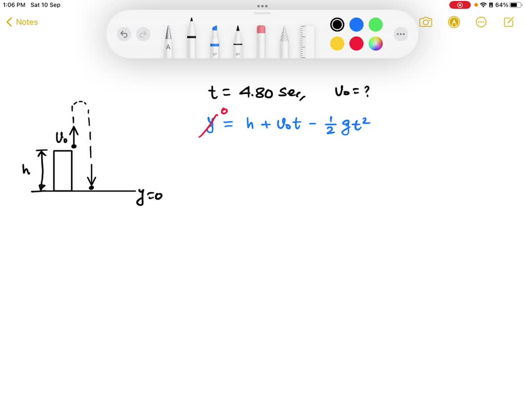 SOLVED: Suppose the time between the apparatus leaving your hand and ... SOLVED: Suppose the time between the apparatus leaving your hand and ...