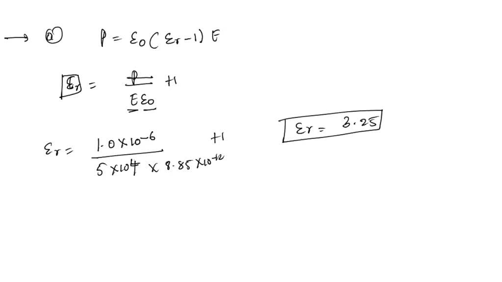 Solved 17 10 Pts The Polarization P Of A Dielectric Material Positioned Within A Parallel