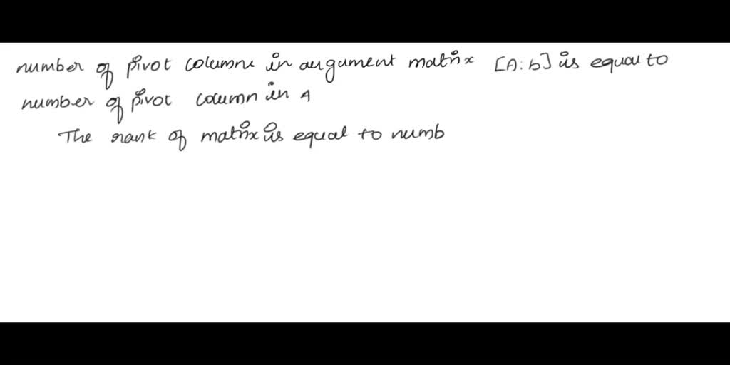 SOLVED: A system of 4 equations in 4 variables has an associated ...