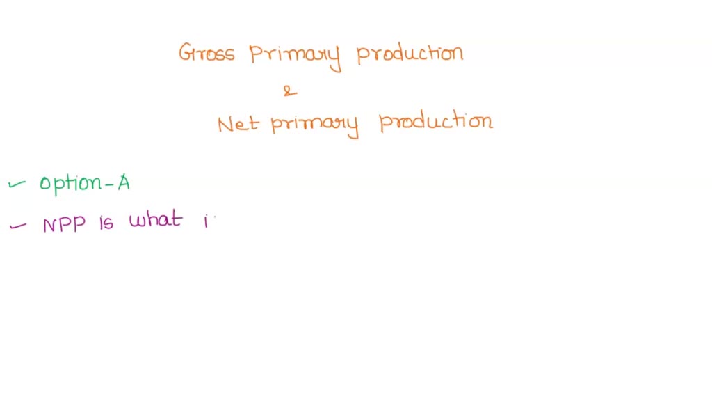 Solved The Difference Between Gpp And Npp Is Equal To 800 Gc M 2 Yr 1