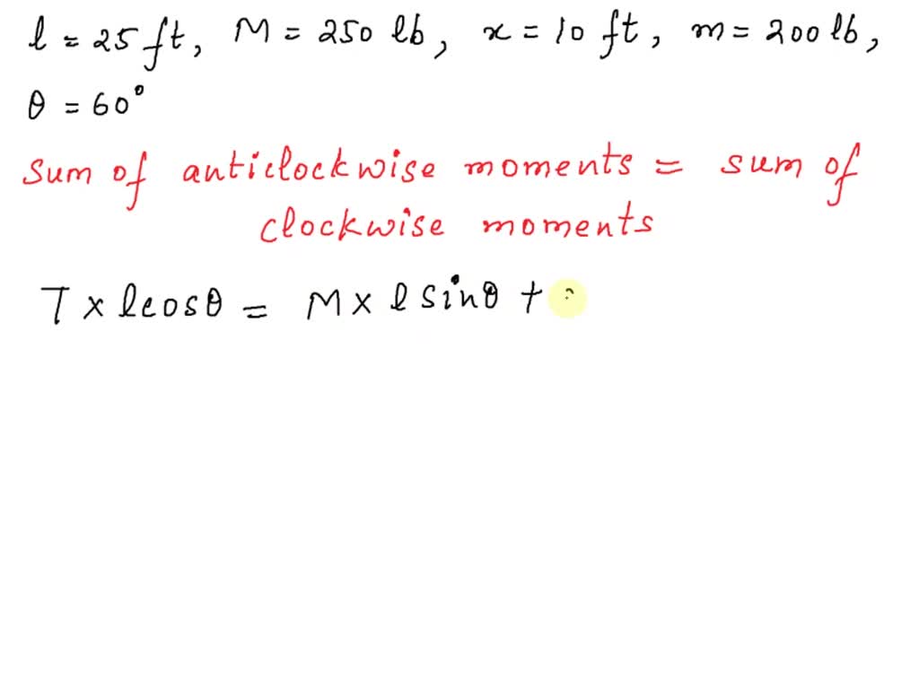 SOLVED: A 25-ft long crane supported at its lower end by pin 15 is ...