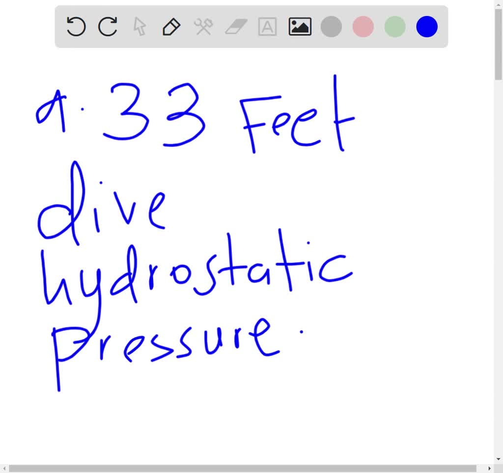 SOLVED Air Pressure At Sea Level Is One Atmosphere As You Descend solved-air-pressure-at-sea-level-is-one-atmosphere-as-you-descend